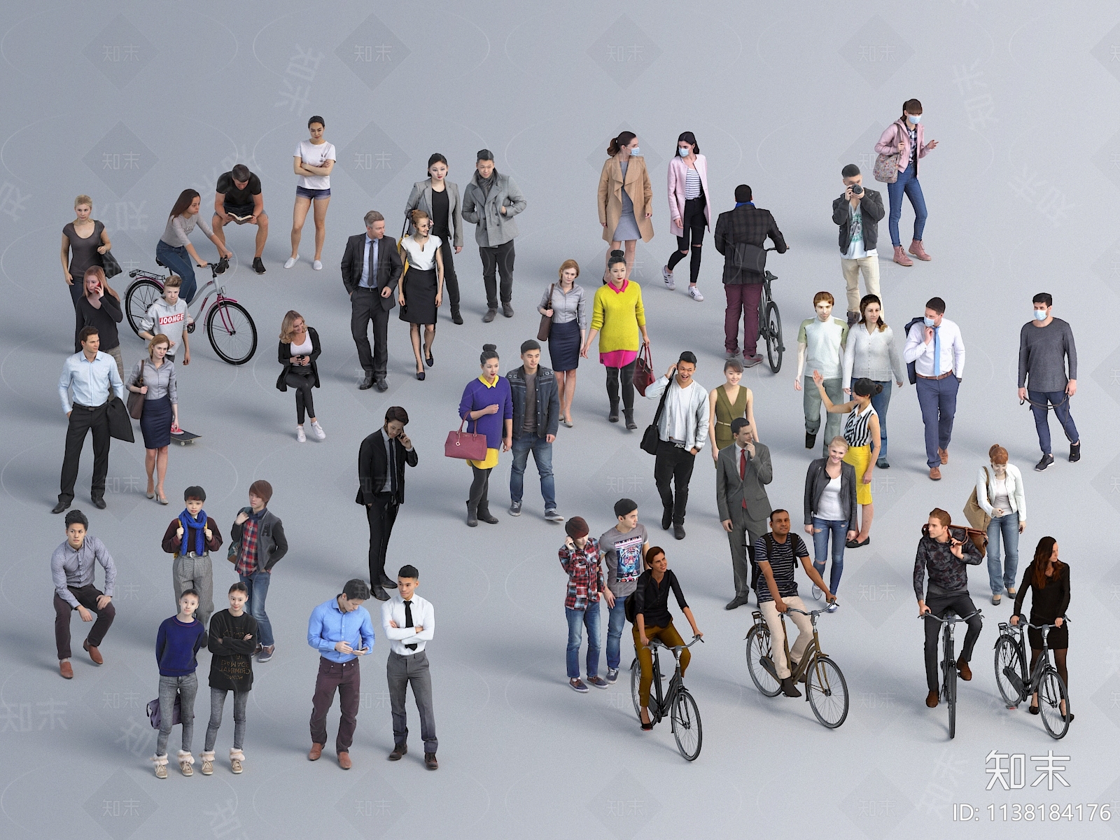 人物3D模型下载【ID:1138184176】_知末3d模型网